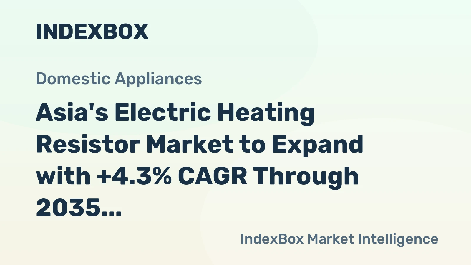 Asia's Electric Heating Resistor Market to Expand with +4.3% CAGR Through 2035
