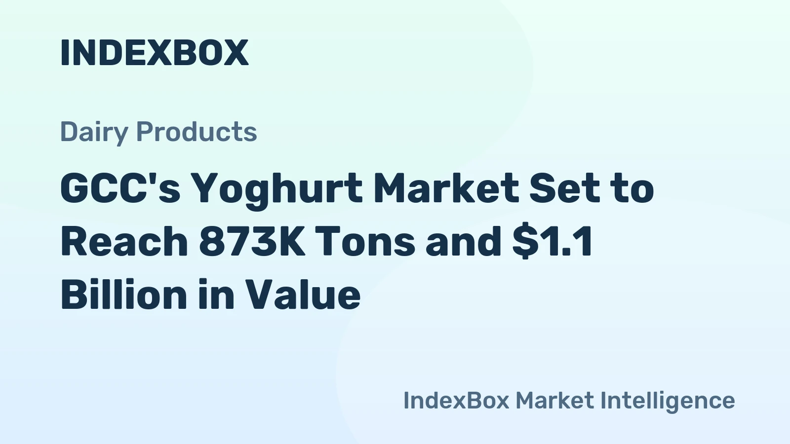 GCC's Yoghurt Market Set to Reach 873K Tons and $1.1 Billion in Value
