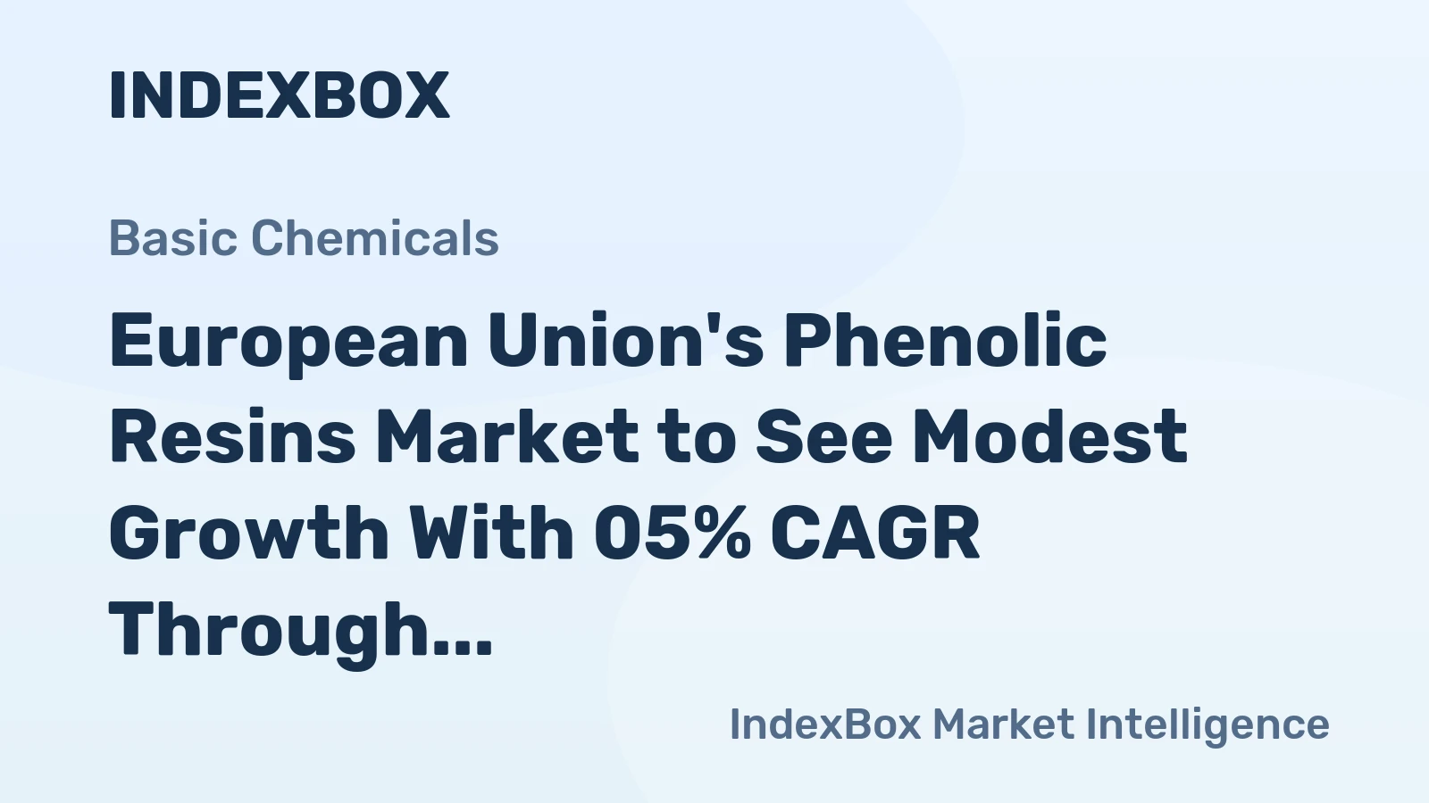 European Union's Phenolic Resins Market to See Modest Growth With 05% CAGR Through 2035