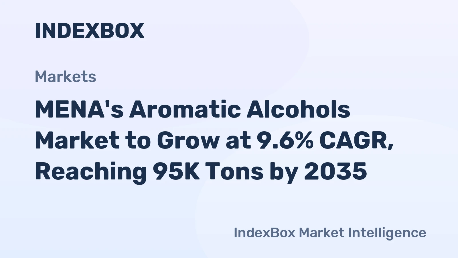 MENA's Aromatic Alcohols Market to Grow at 9.6% CAGR, Reaching 95K Tons by 2035