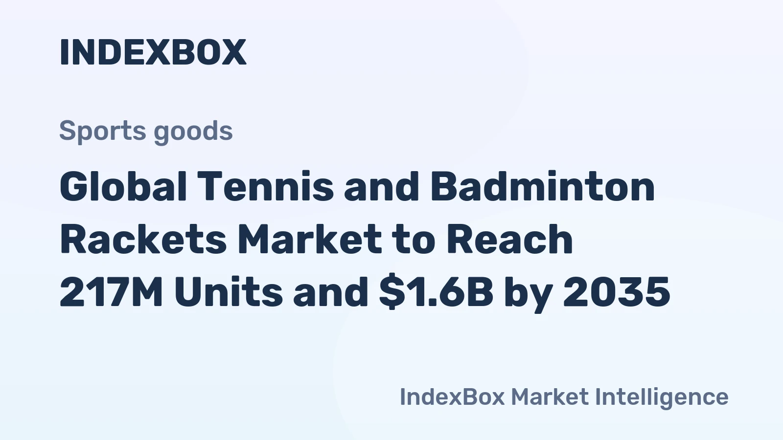 Global Tennis and Badminton Rackets Market to Reach 217M Units and $1.6B by 2035
