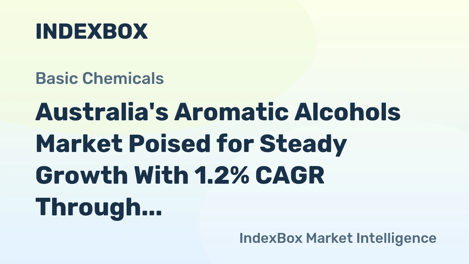 Australia's Aromatic Alcohols Market Poised for Steady Growth With 1.2% CAGR Through 2035
