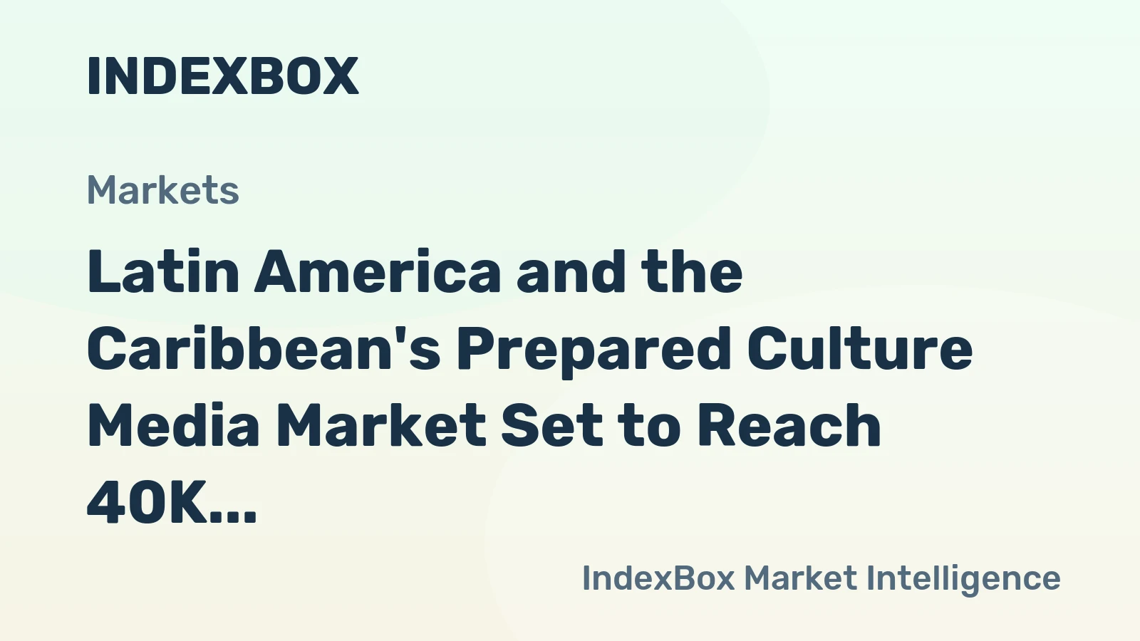 Latin America and the Caribbean's Prepared Culture Media Market Set to Reach 40K Tons and $1.5B by 2035