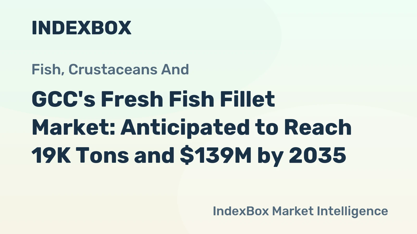 GCC's Fresh Fish Fillet Market: Anticipated to Reach 19K Tons and $139M by 2035