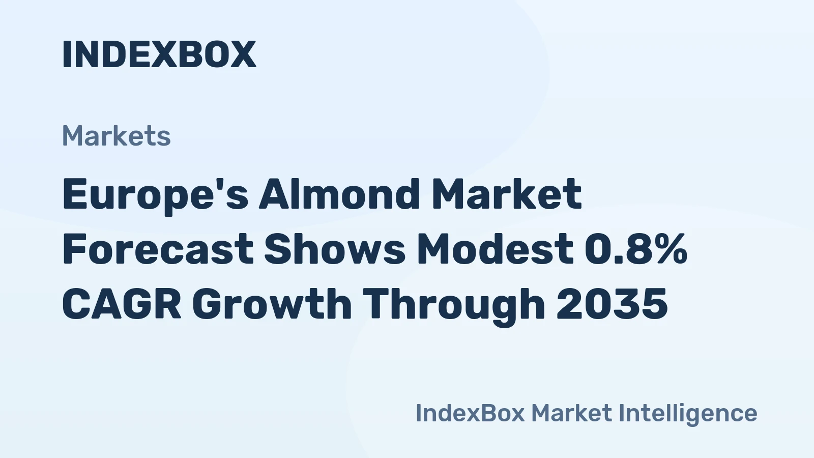 Europe's Almond Market Forecast Shows Modest 0.8% CAGR Growth Through 2035