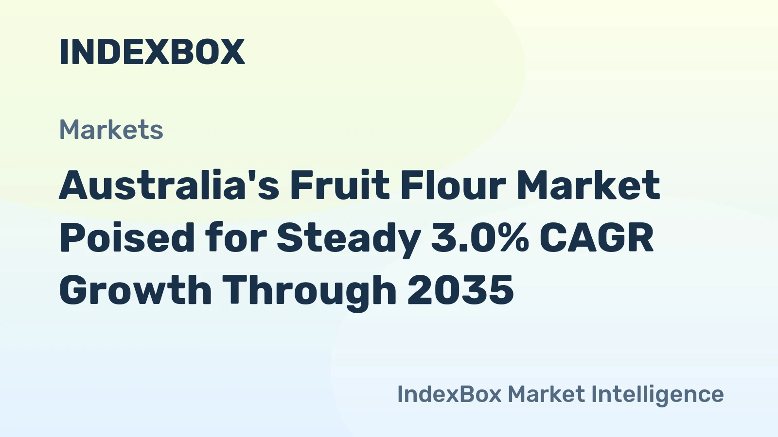 Australia's Fruit Flour Market Poised for Steady 3.0% CAGR Growth Through 2035
