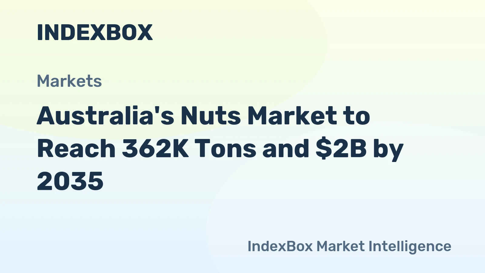 Australia's Nuts Market to Reach 362K Tons and $2B by 2035