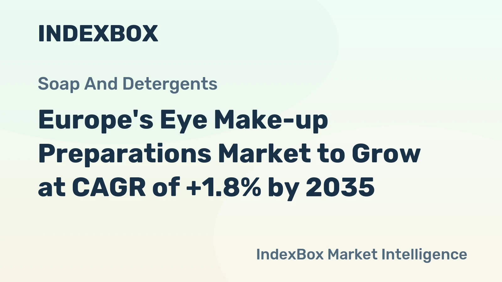 Europe's Eye Make-up Preparations Market to Grow at CAGR of +1.8% by 2035