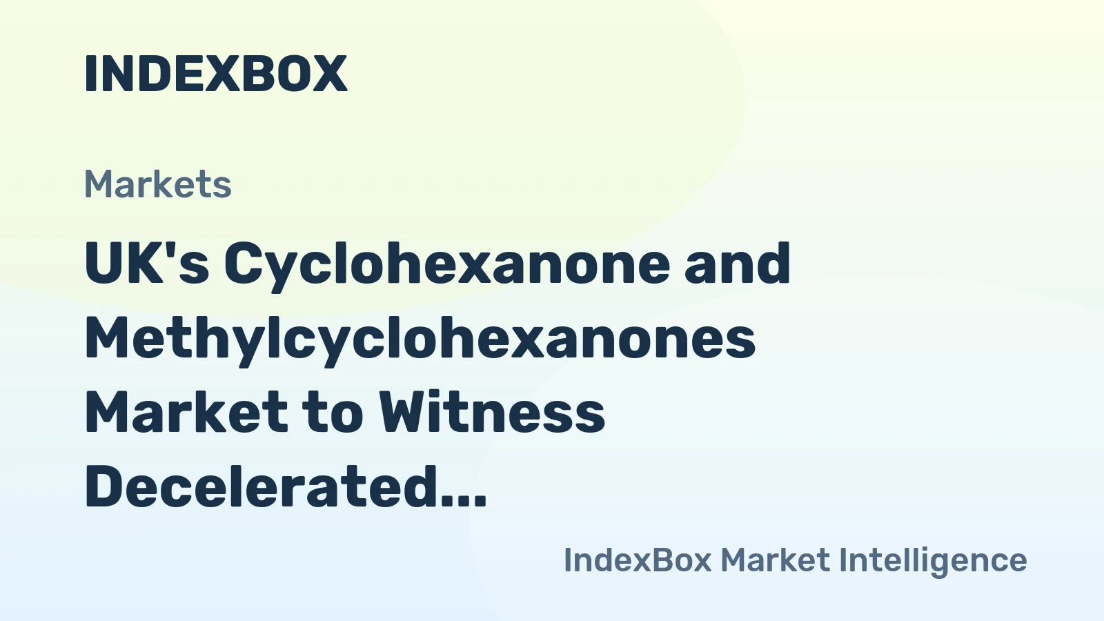 UK's Cyclohexanone and Methylcyclohexanones Market to Witness Decelerated Growth at +0.2% CAGR, Reaching 33K Tons by 2035