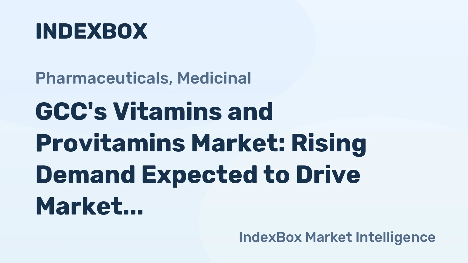 GCC's Vitamins and Provitamins Market: Rising Demand Expected to Drive Market Volume to 18K tons and Value to $640M by 2035