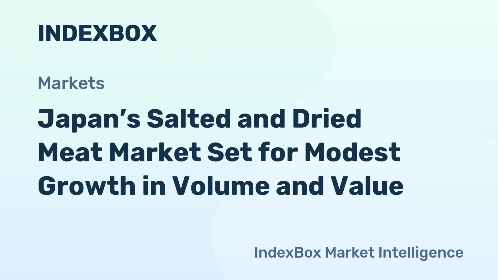 Japan’s Salted and Dried Meat Market Set for Modest Growth in Volume and Value