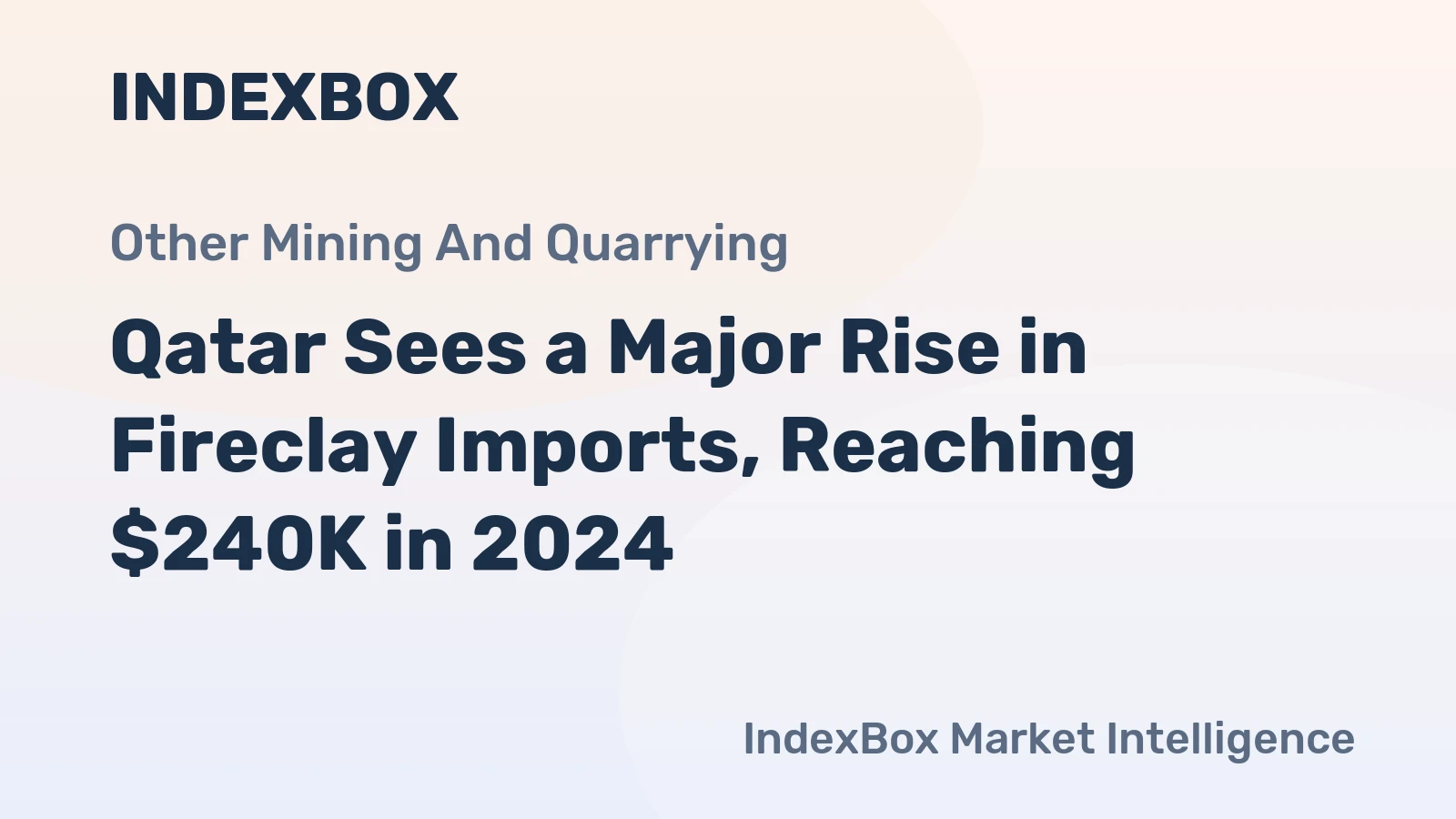 Qatar Sees a Major Rise in Fireclay Imports, Reaching $240K in 2024