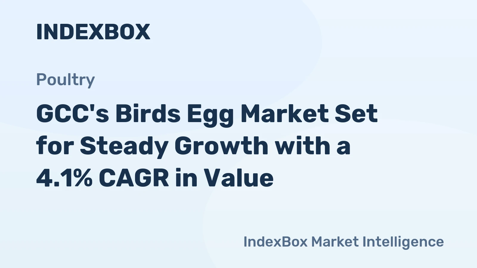GCC's Birds Egg Market Set for Steady Growth with a 4.1% CAGR in Value