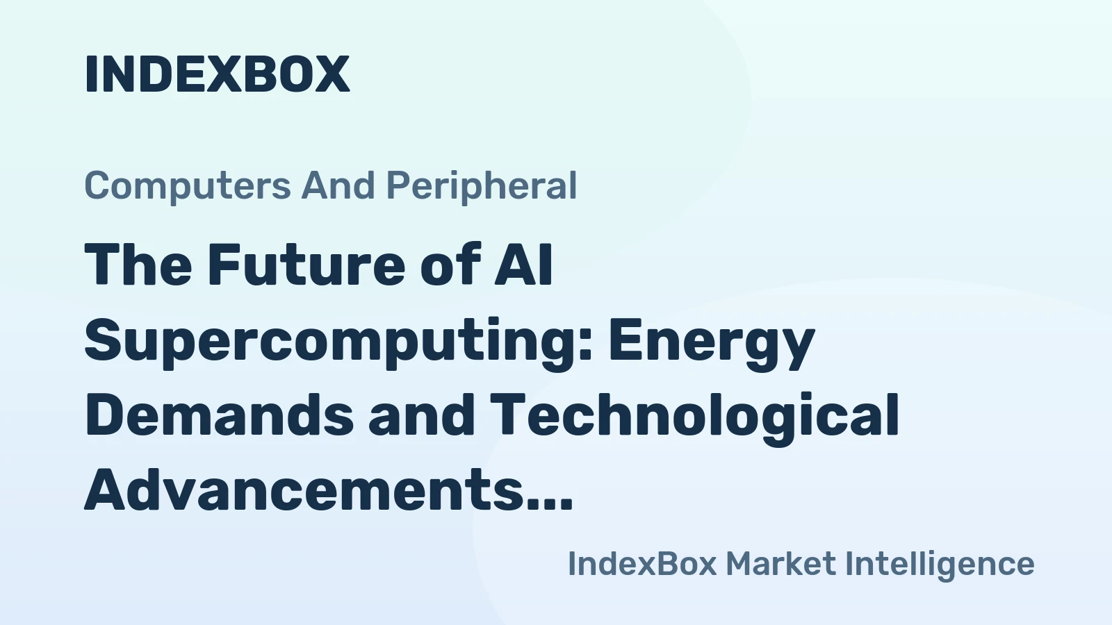 The Future of AI Supercomputing: Energy Demands and Technological Advancements