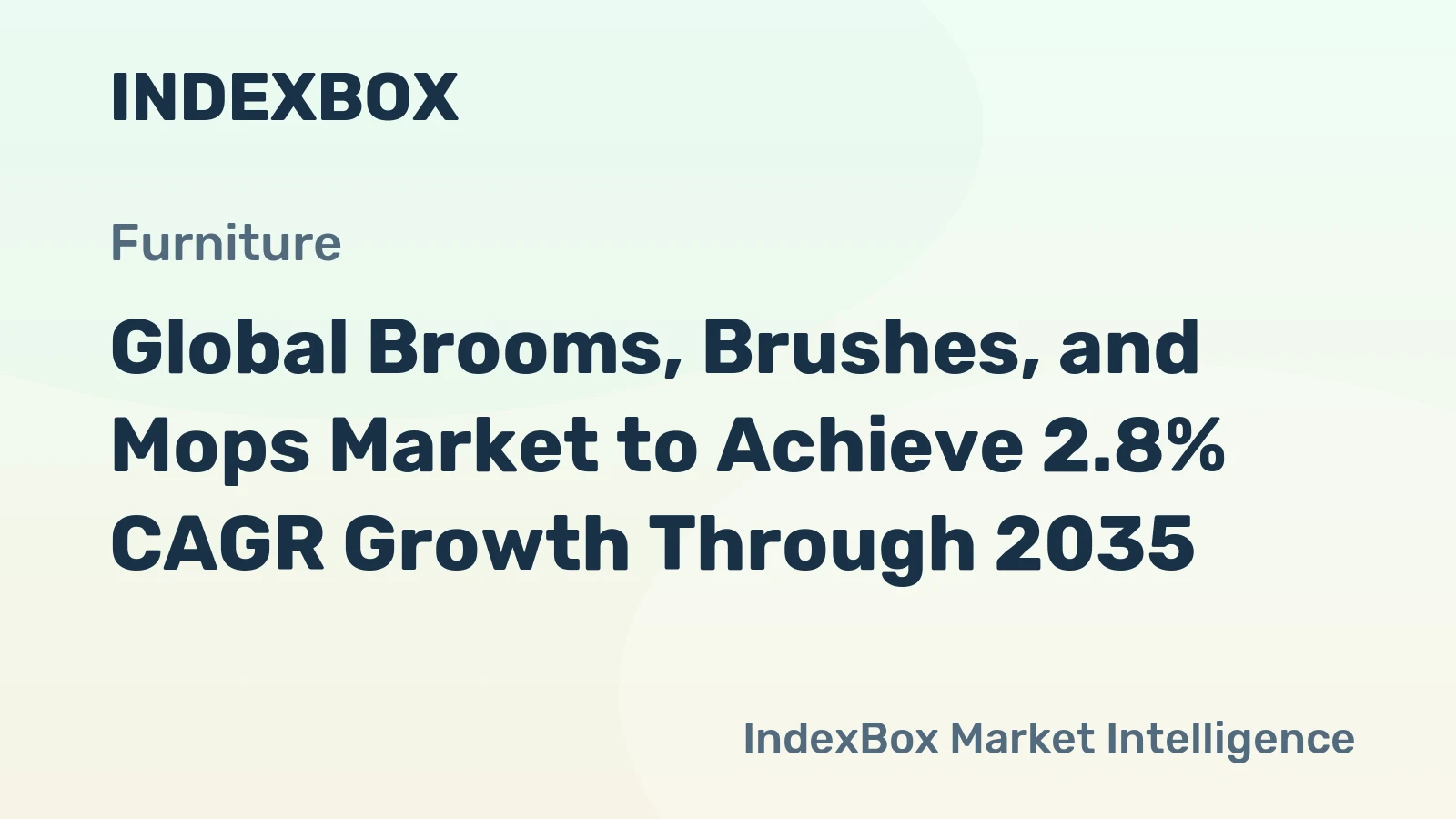 Global Brooms, Brushes, and Mops Market to Achieve 2.8% CAGR Growth Through 2035