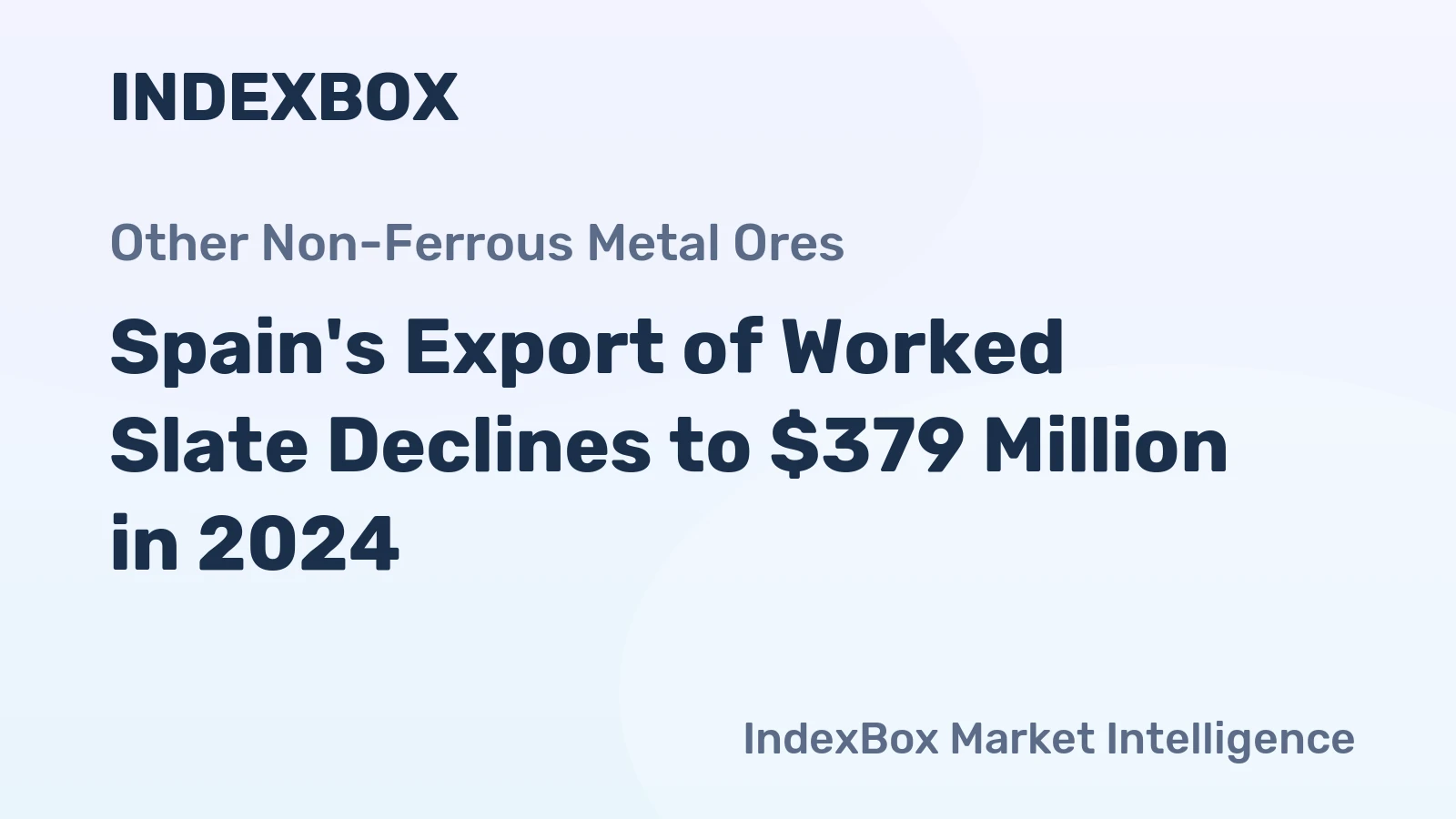 Spain's Export of Worked Slate Declines to $379 Million in 2024
