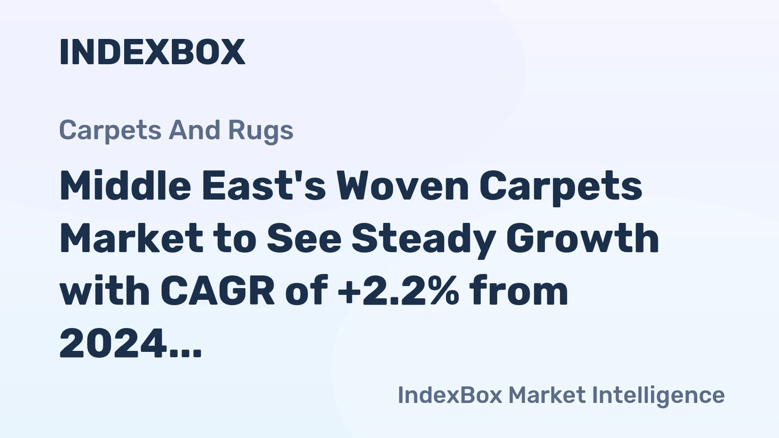 Middle East's Woven Carpets Market to See Steady Growth with CAGR of +2.2% from 2024 to 2035