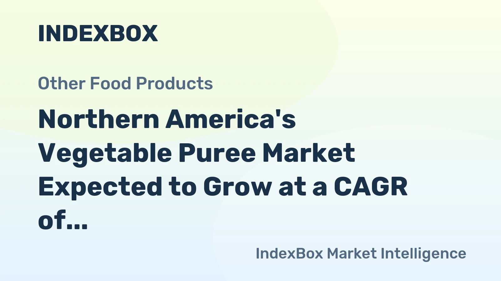 Northern America's Vegetable Puree Market Expected to Grow at a CAGR of +1.2% from 2024 to 2035