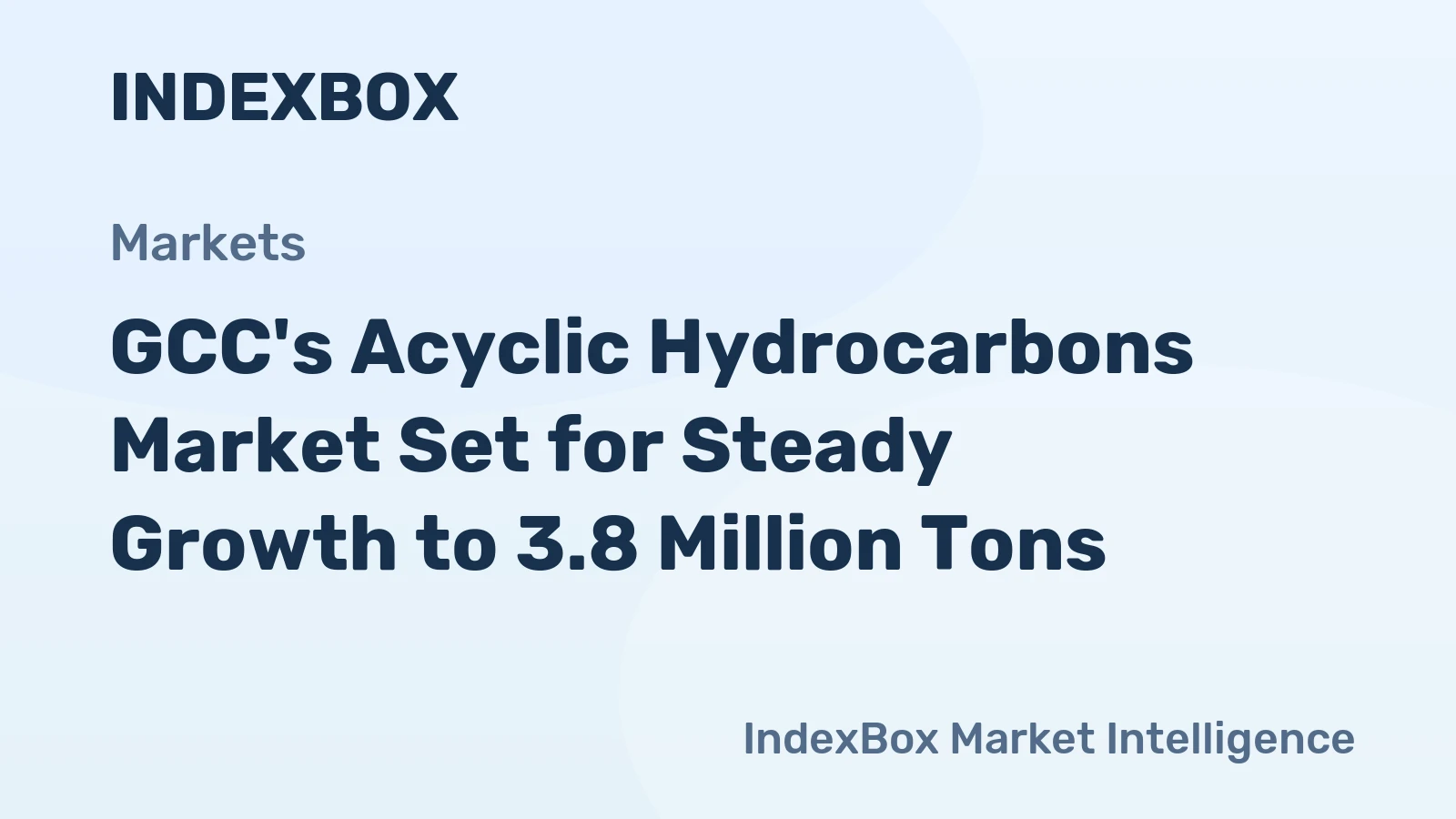 GCC's Acyclic Hydrocarbons Market Set for Steady Growth to 3.8 Million Tons