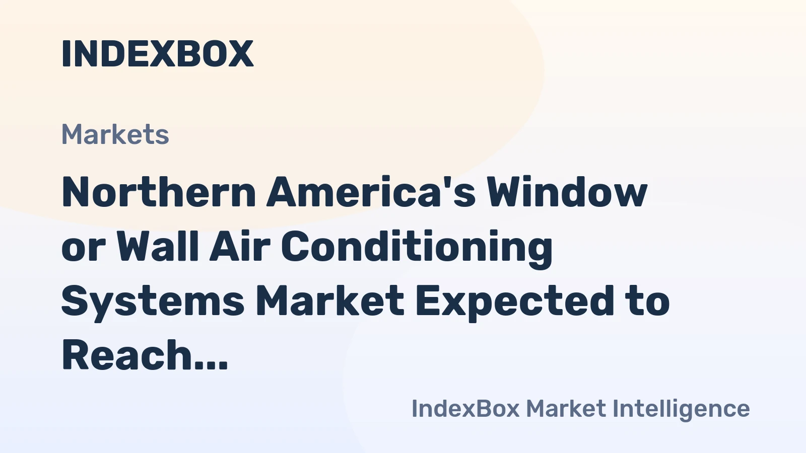 Northern America's Window or Wall Air Conditioning Systems Market Expected to Reach 11M Units and $2.2B by 2035