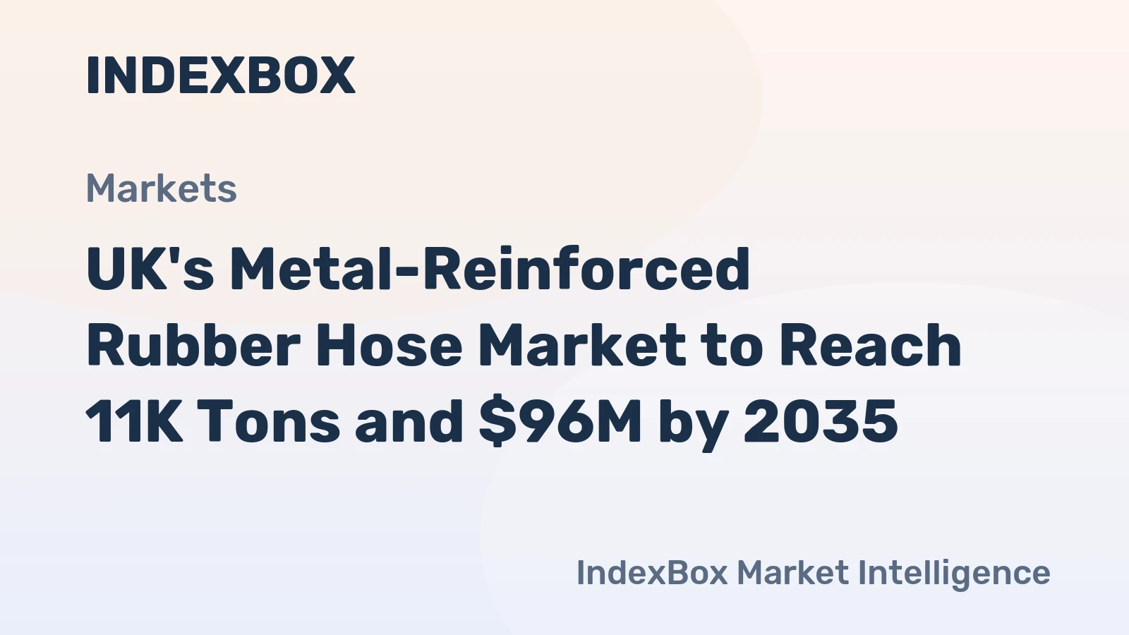 UK's Metal-Reinforced Rubber Hose Market to Reach 11K Tons and $96M by 2035