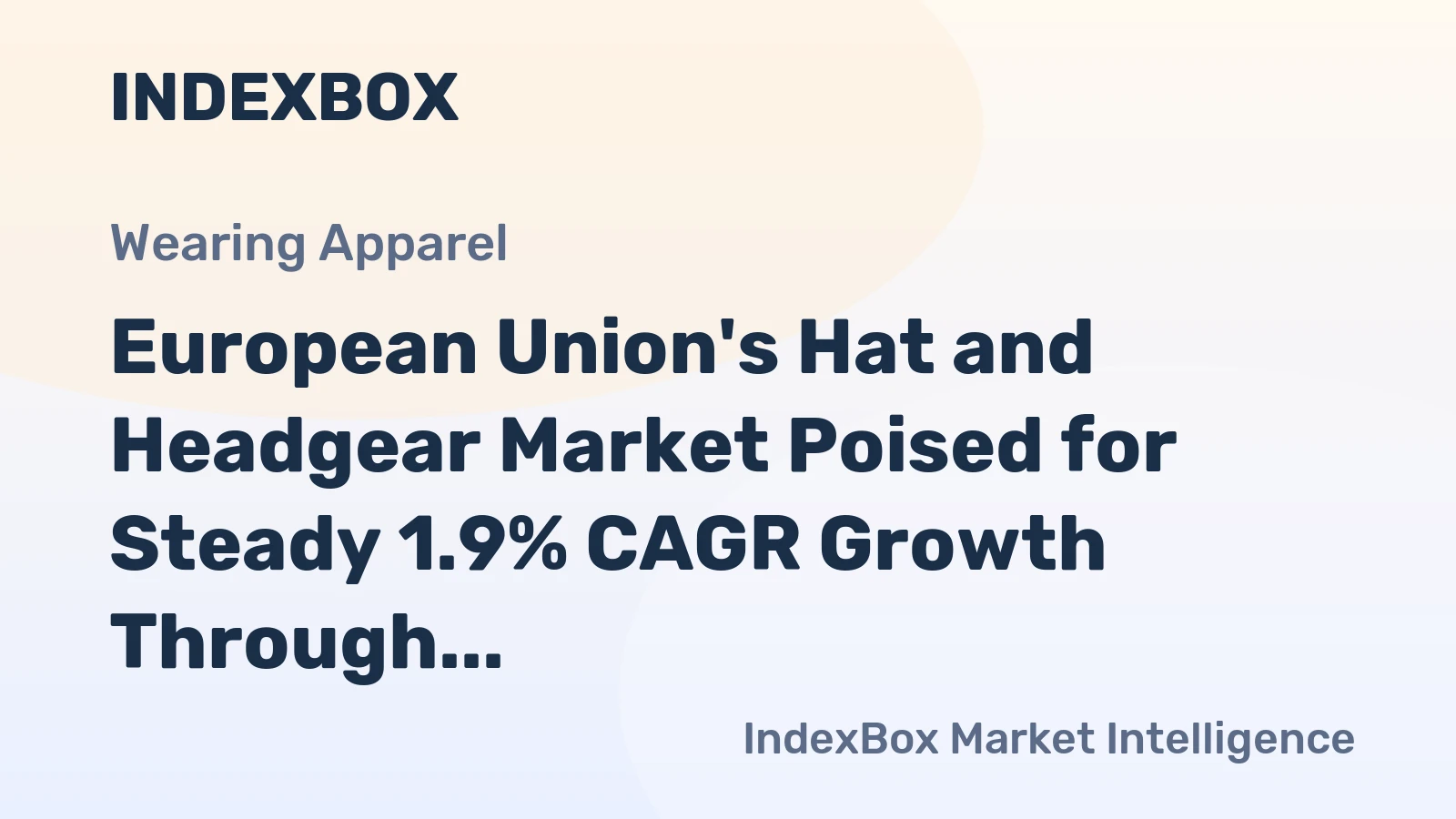 European Union's Hat and Headgear Market Poised for Steady 1.9% CAGR Growth Through 2035