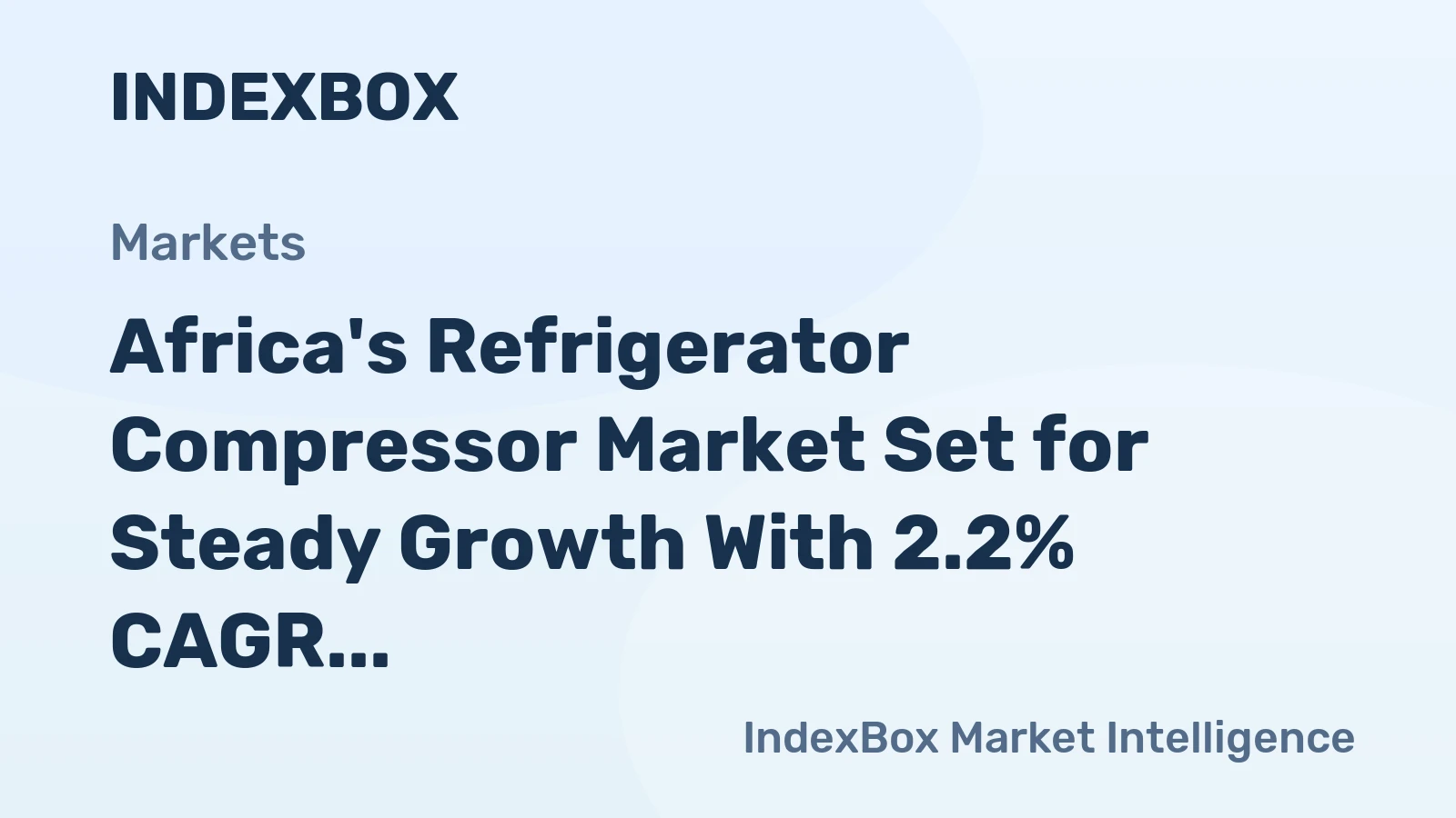 Africa's Refrigerator Compressor Market Set for Steady Growth With 2.2% CAGR Through 2035