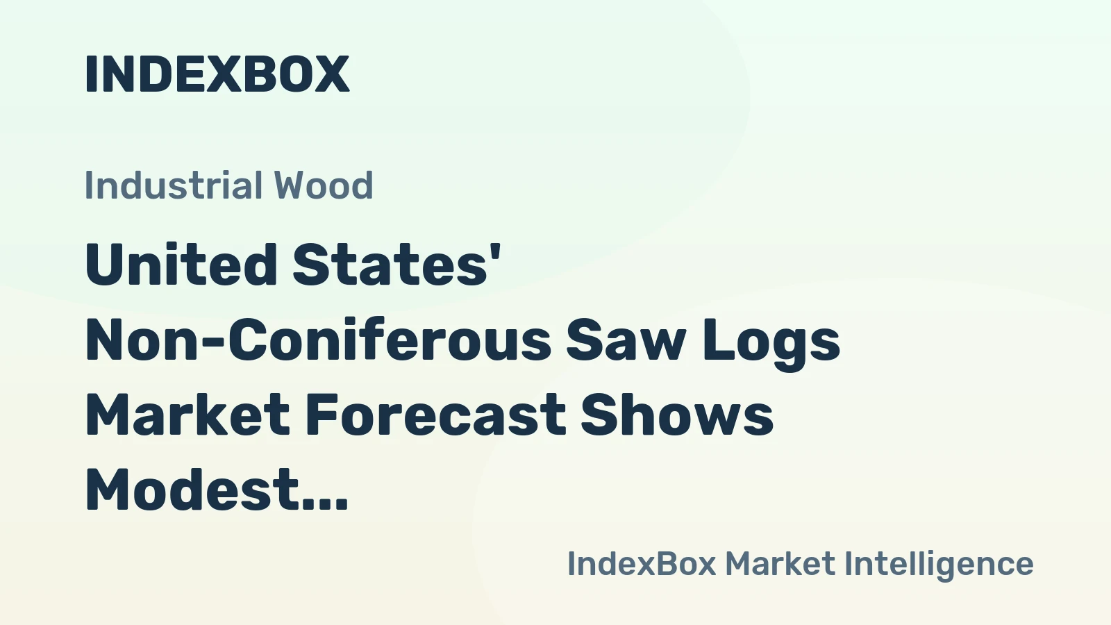United States' Non-Coniferous Saw Logs Market Forecast Shows Modest 0.2% CAGR Growth Through 2035