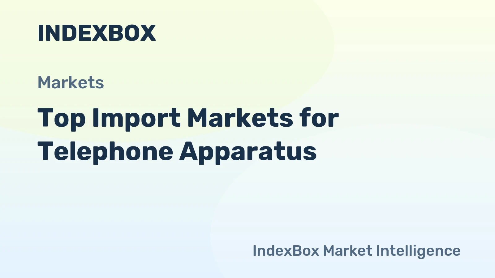 Top Import Markets for Telephone Apparatus