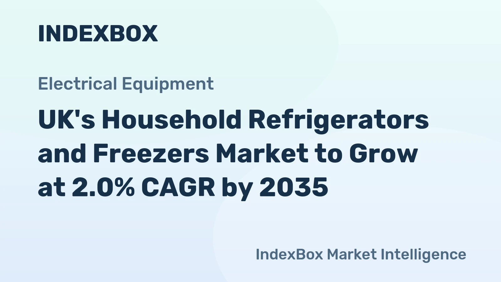 UK's Household Refrigerators and Freezers Market to Grow at 2.0% CAGR by 2035
