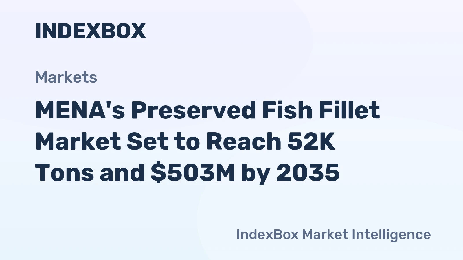 MENA's Preserved Fish Fillet Market Set to Reach 52K Tons and $503M by 2035