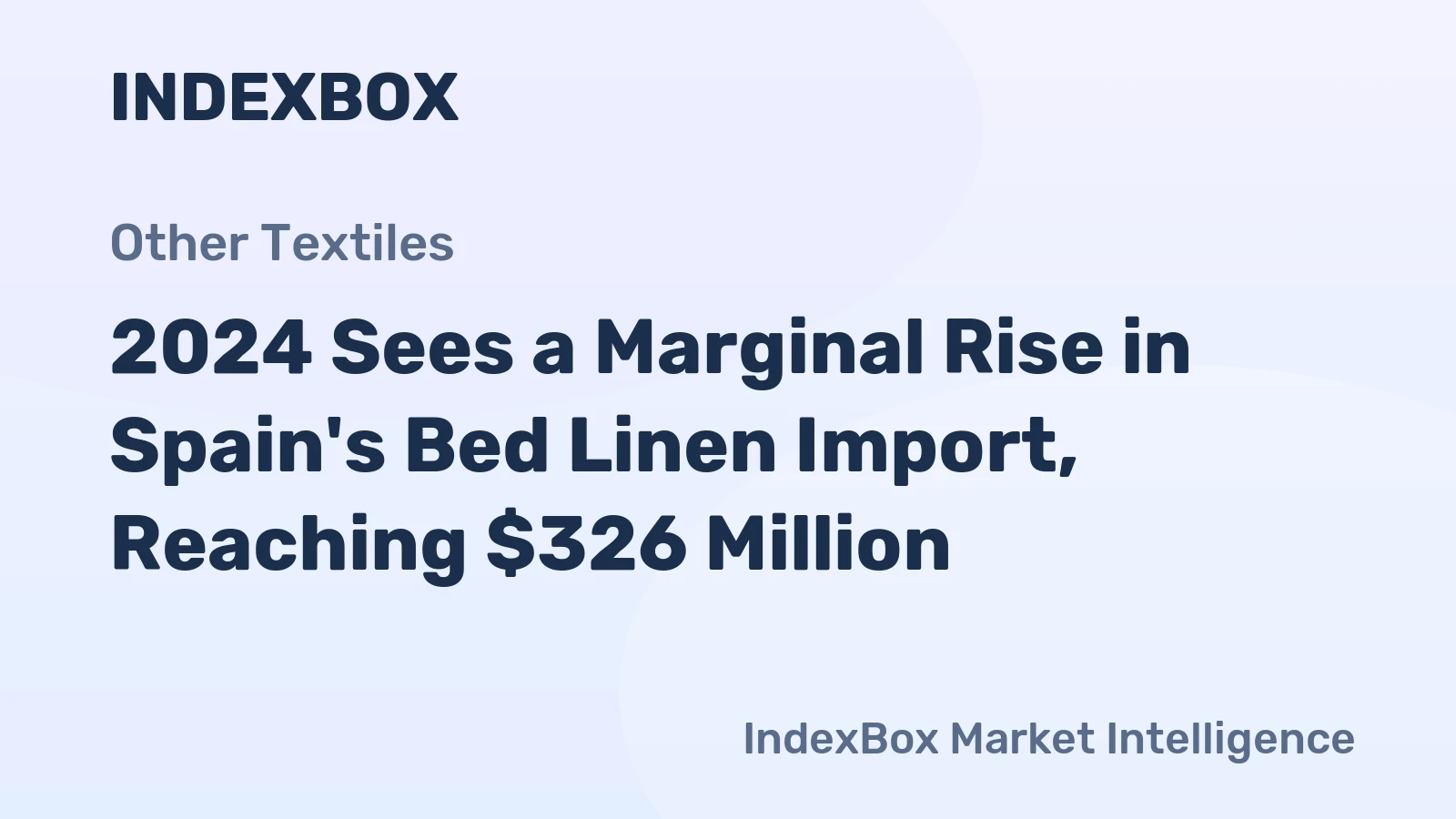 2024 Sees a Marginal Rise in Spain's Bed Linen Import, Reaching $326 Million
