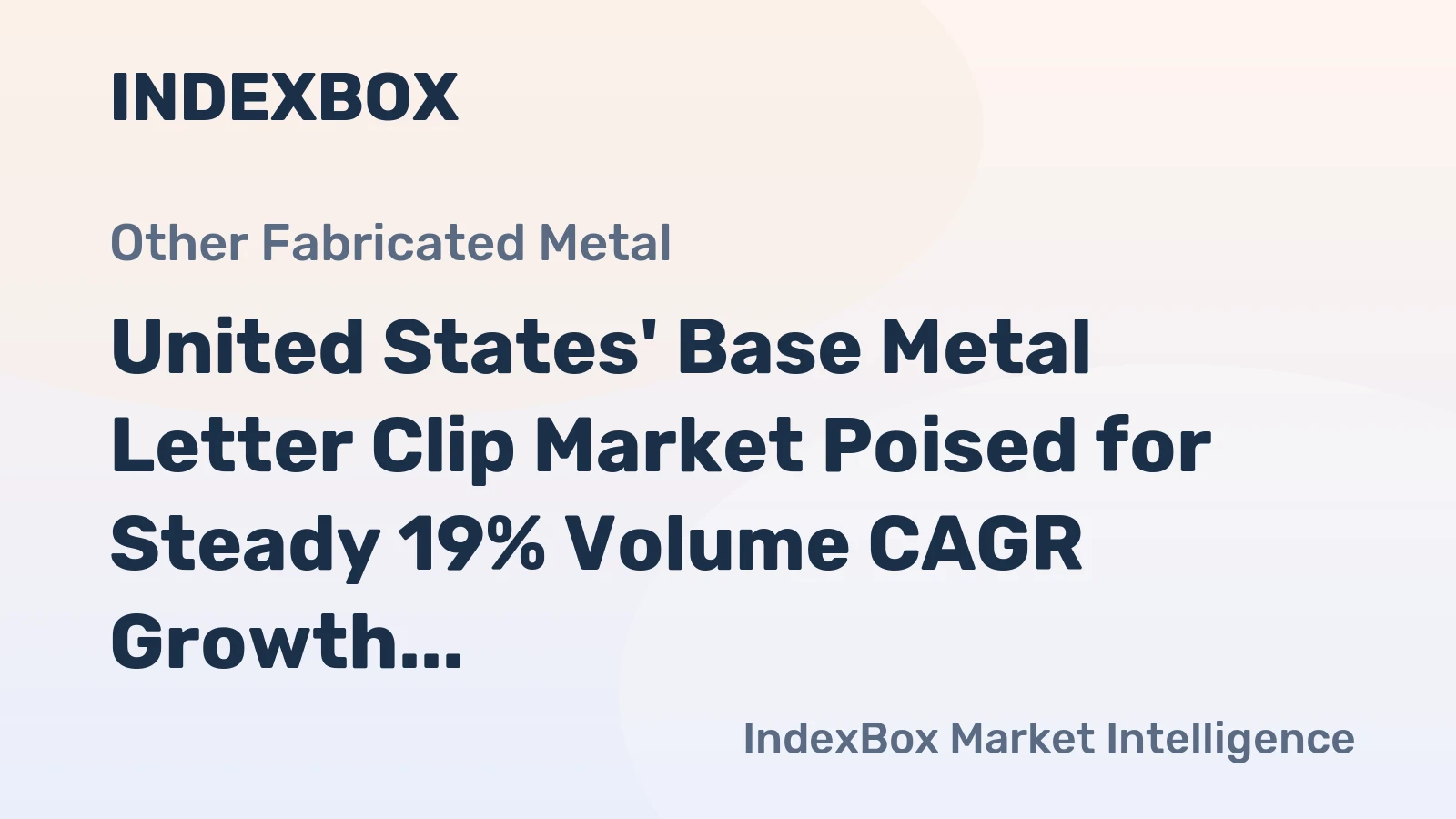 United States' Base Metal Letter Clip Market Poised for Steady 19% Volume CAGR Growth Through 2035