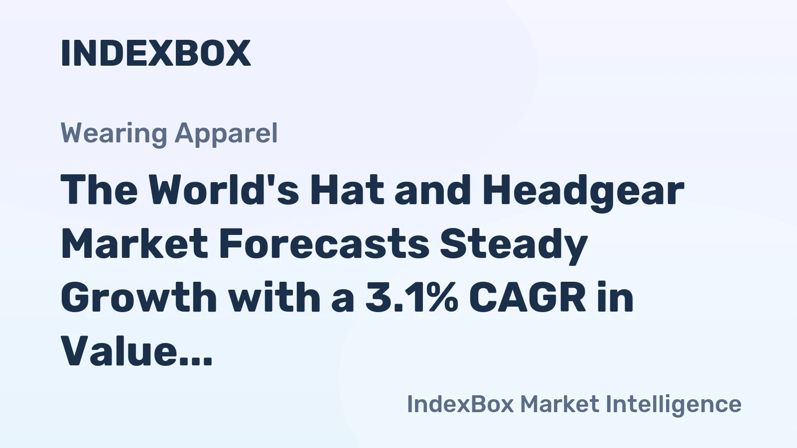 The World's Hat and Headgear Market Forecasts Steady Growth with a 3.1% CAGR in Value Through 2035