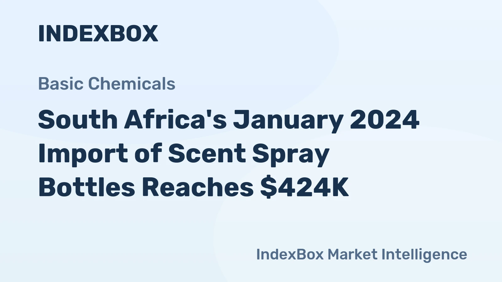 South Africa's January 2024 Import of Scent Spray Bottles Reaches $424K