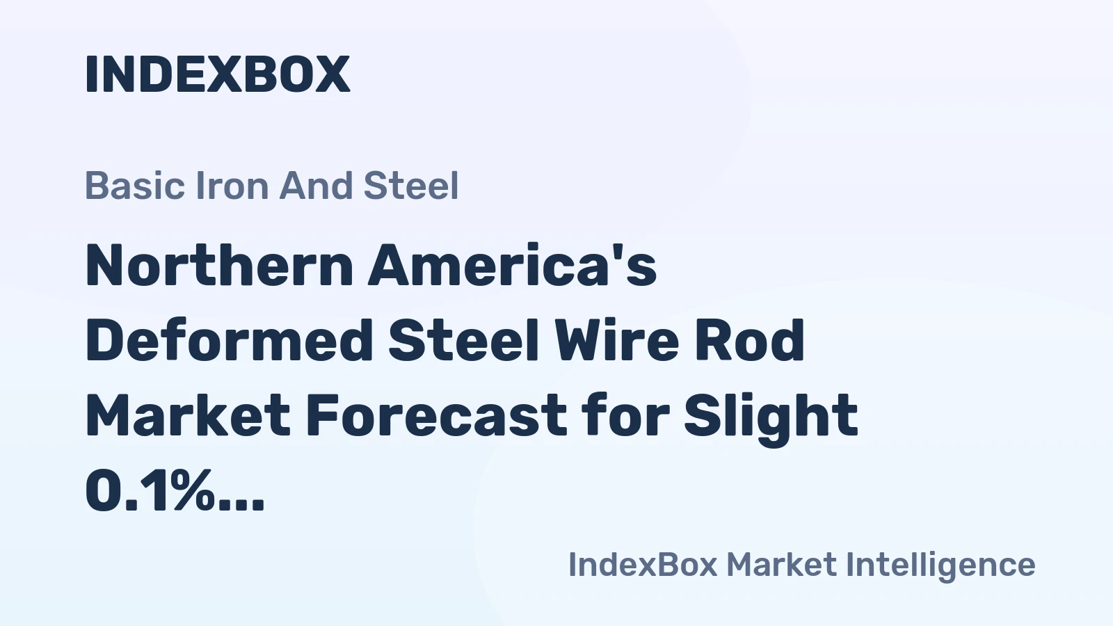 Northern America's Deformed Steel Wire Rod Market Forecast for Slight 0.1% Volume CAGR Through 2035