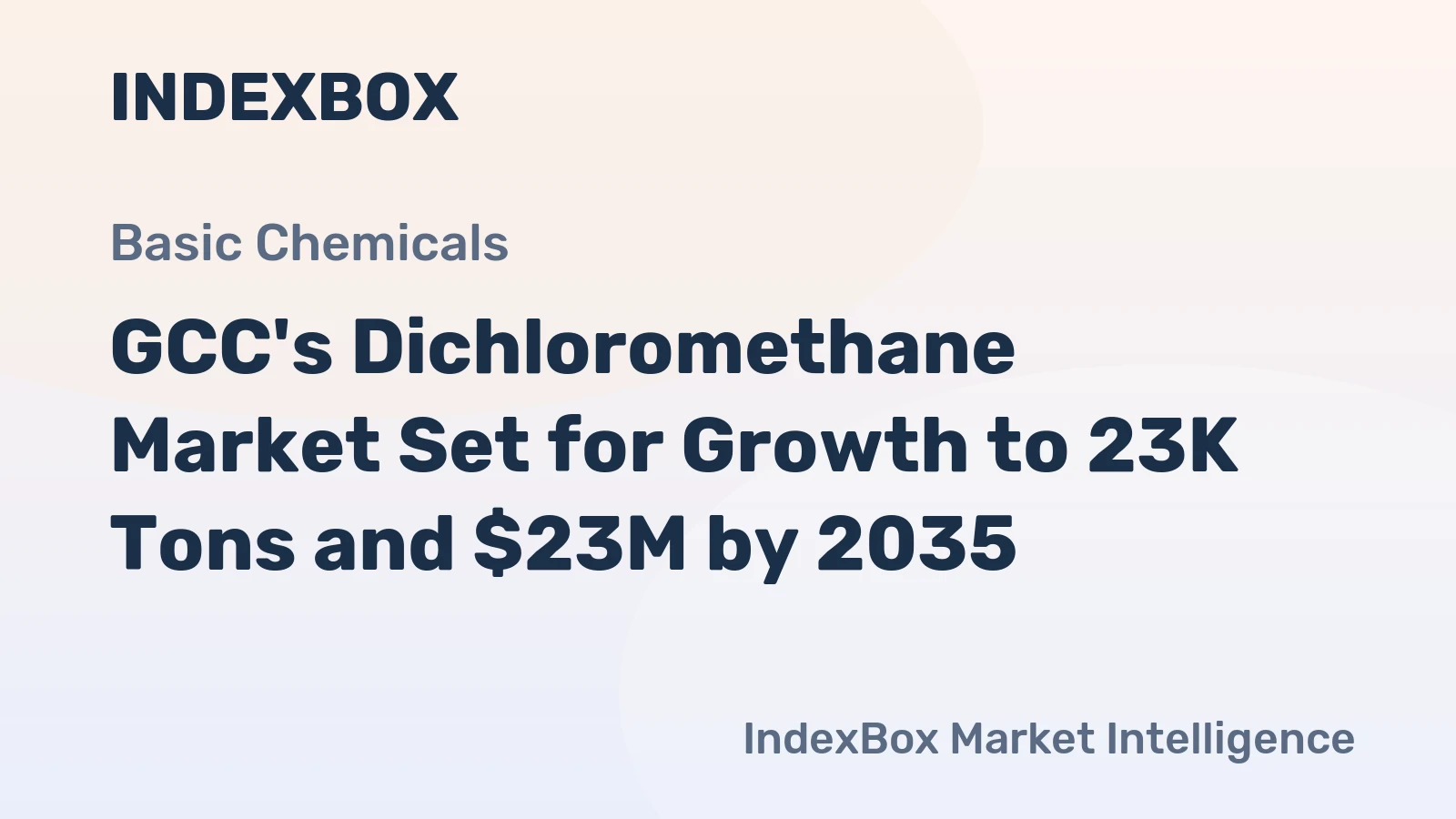 GCC's Dichloromethane Market Set for Growth to 23K Tons and $23M by 2035