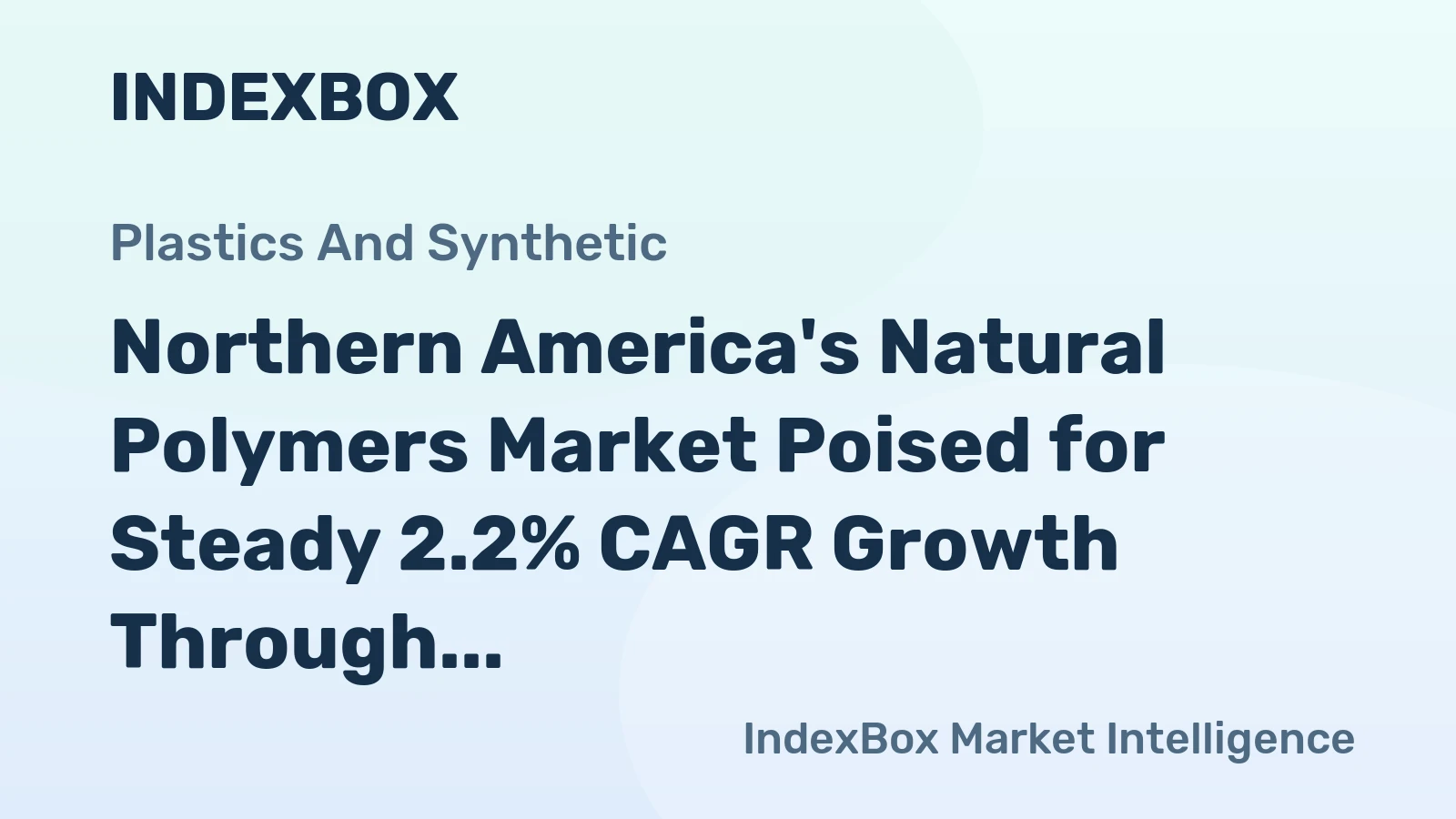 Northern America's Natural Polymers Market Poised for Steady 2.2% CAGR Growth Through 2035