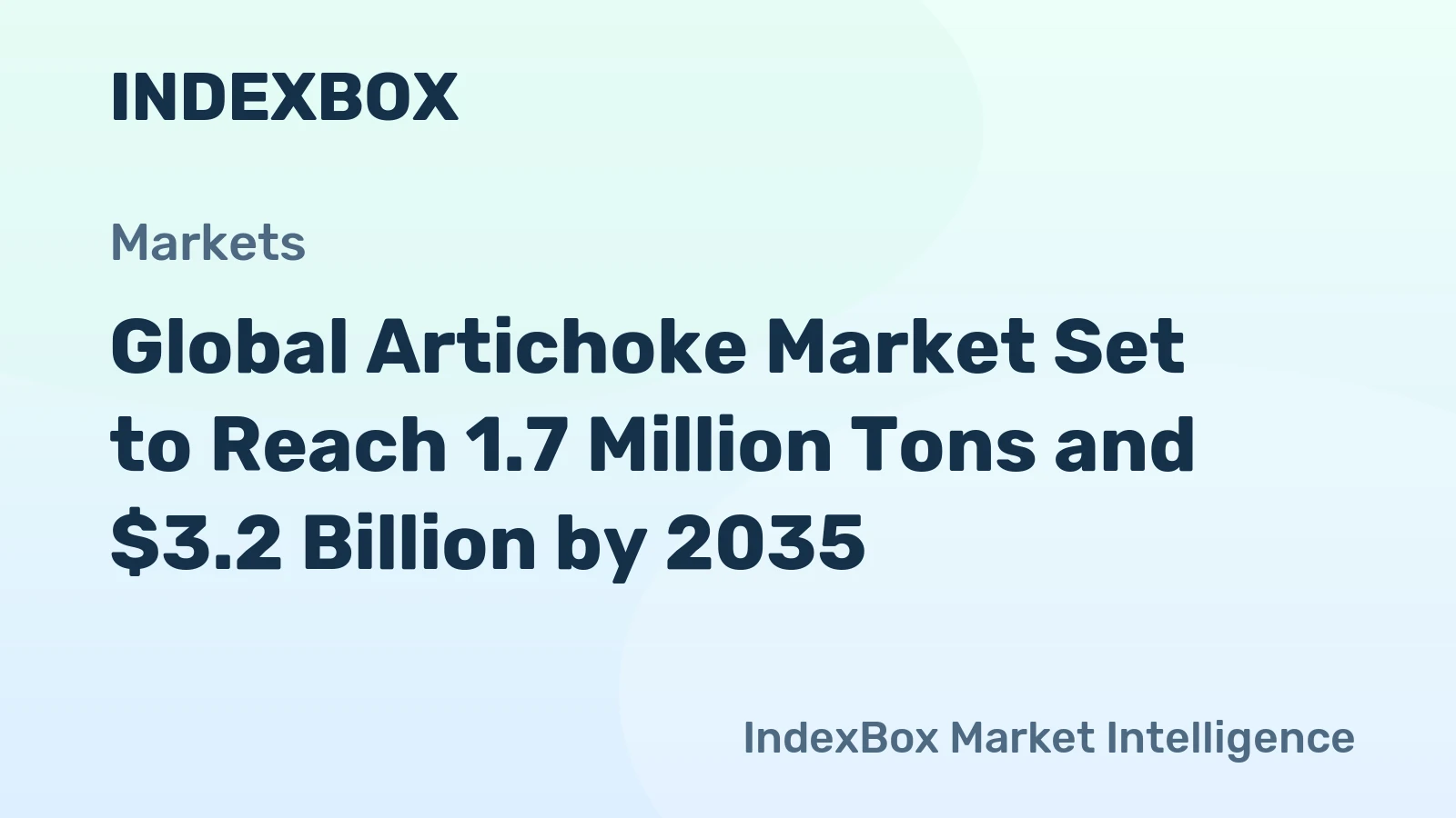 Global Artichoke Market Set to Reach 1.7 Million Tons and $3.2 Billion by 2035