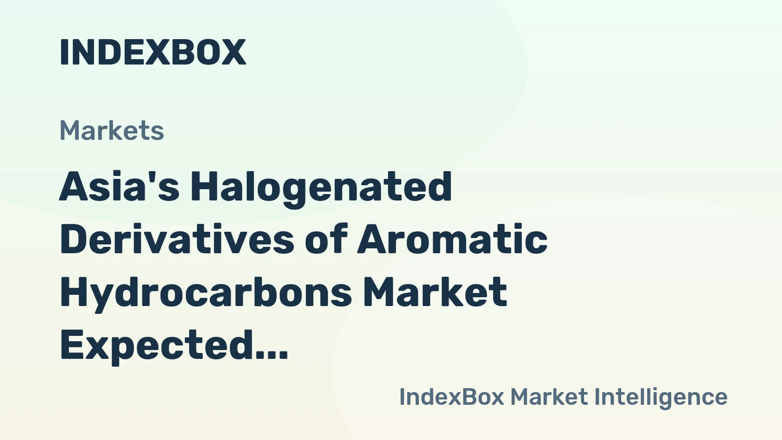 Asia's Halogenated Derivatives of Aromatic Hydrocarbons Market Expected to Reach 400K Tons and $1.7B by 2035