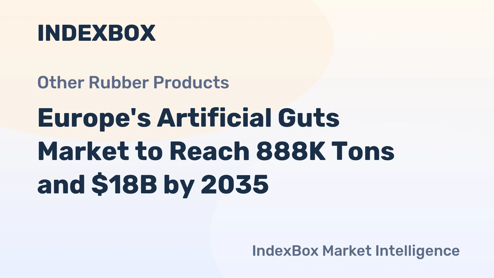 Europe's Artificial Guts Market to Reach 888K Tons and $18B by 2035
