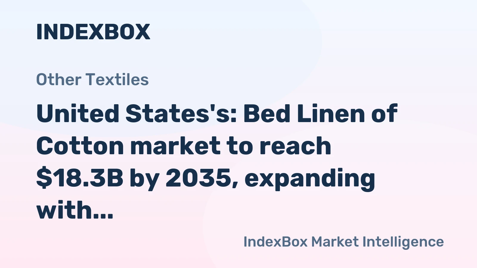 United States's: Bed Linen of Cotton market to reach $18.3B by 2035, expanding with a steady CAGR of +3.1%.