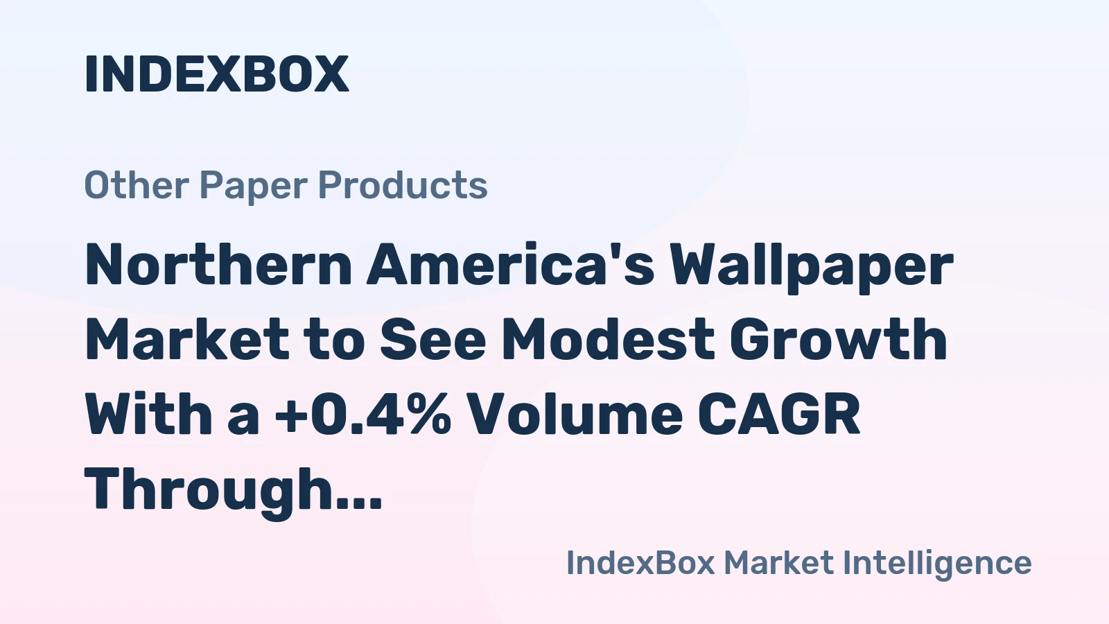 Northern America's Wallpaper Market to See Modest Growth With a +0.4% Volume CAGR Through 2035