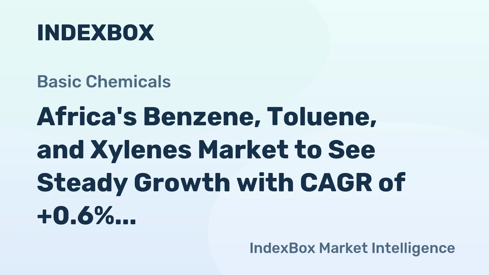 Africa's Benzene, Toluene, and Xylenes Market to See Steady Growth with CAGR of +0.6% by 2035