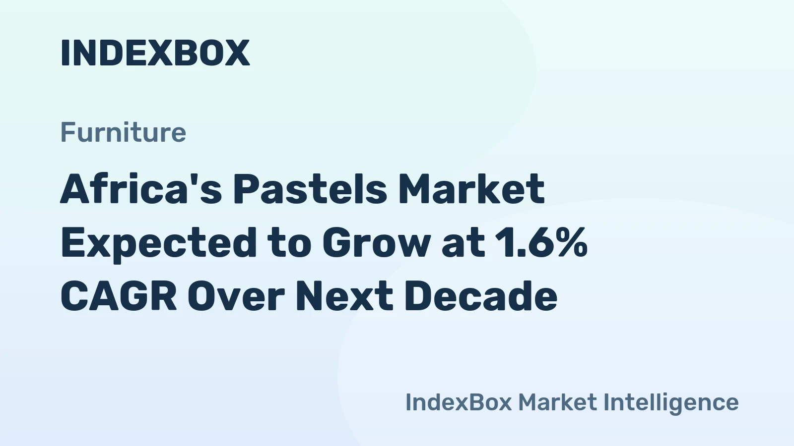 Africa's Pastels Market Expected to Grow at 1.6% CAGR Over Next Decade