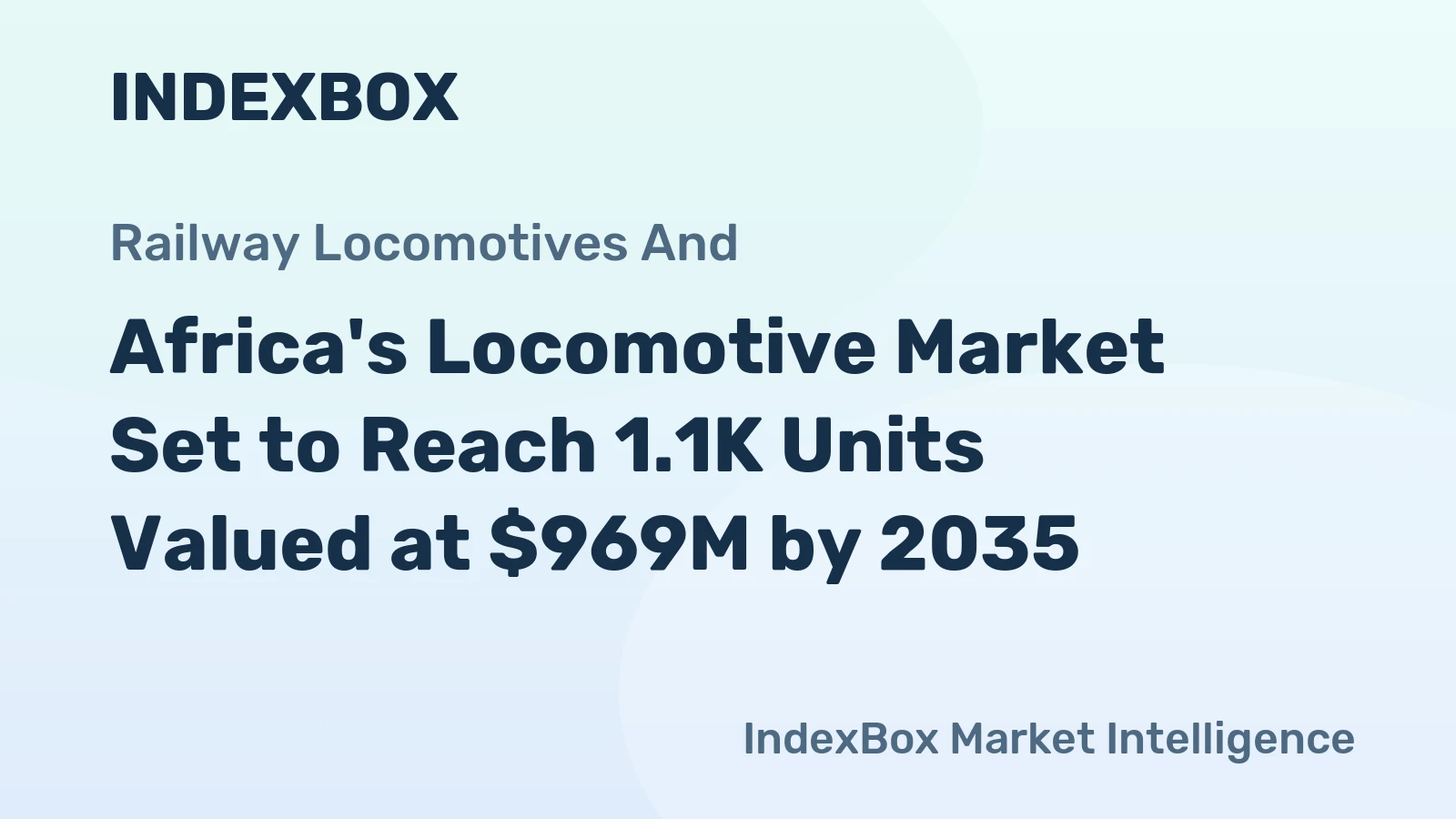 Africa's Locomotive Market Set to Reach 1.1K Units Valued at $969M by 2035