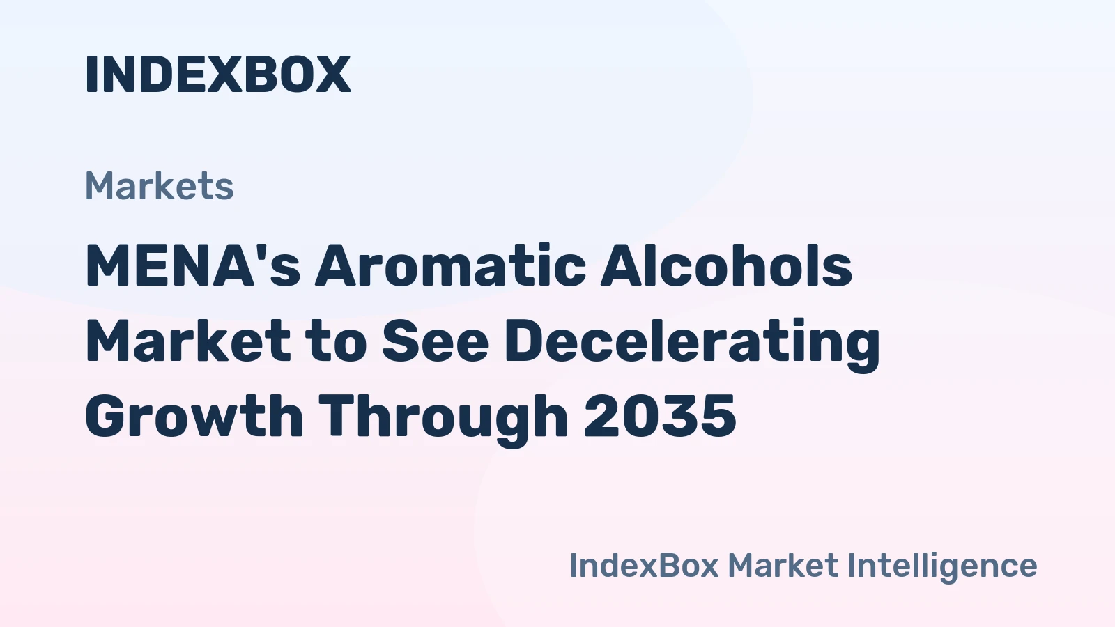 MENA's Aromatic Alcohols Market to See Decelerating Growth Through 2035
