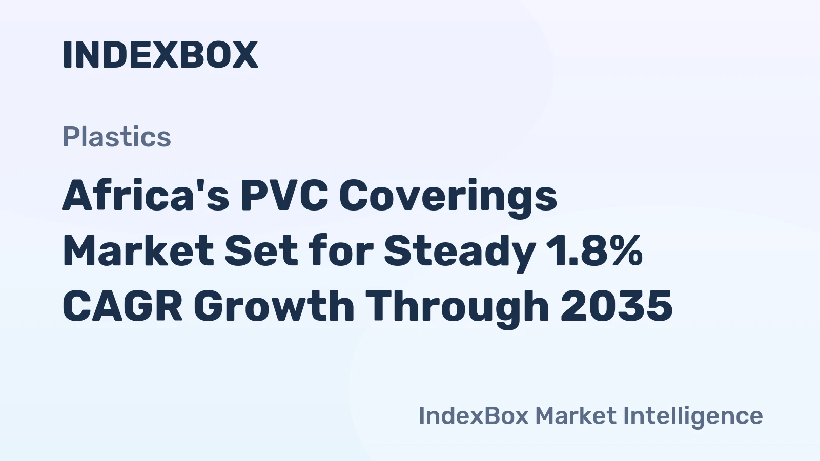 Africa's PVC Coverings Market Set for Steady 1.8% CAGR Growth Through 2035
