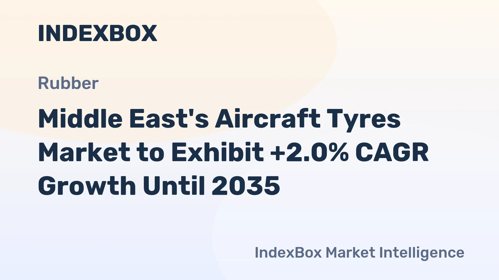 Middle East's Aircraft Tyres Market to Exhibit +2.0% CAGR Growth Until 2035