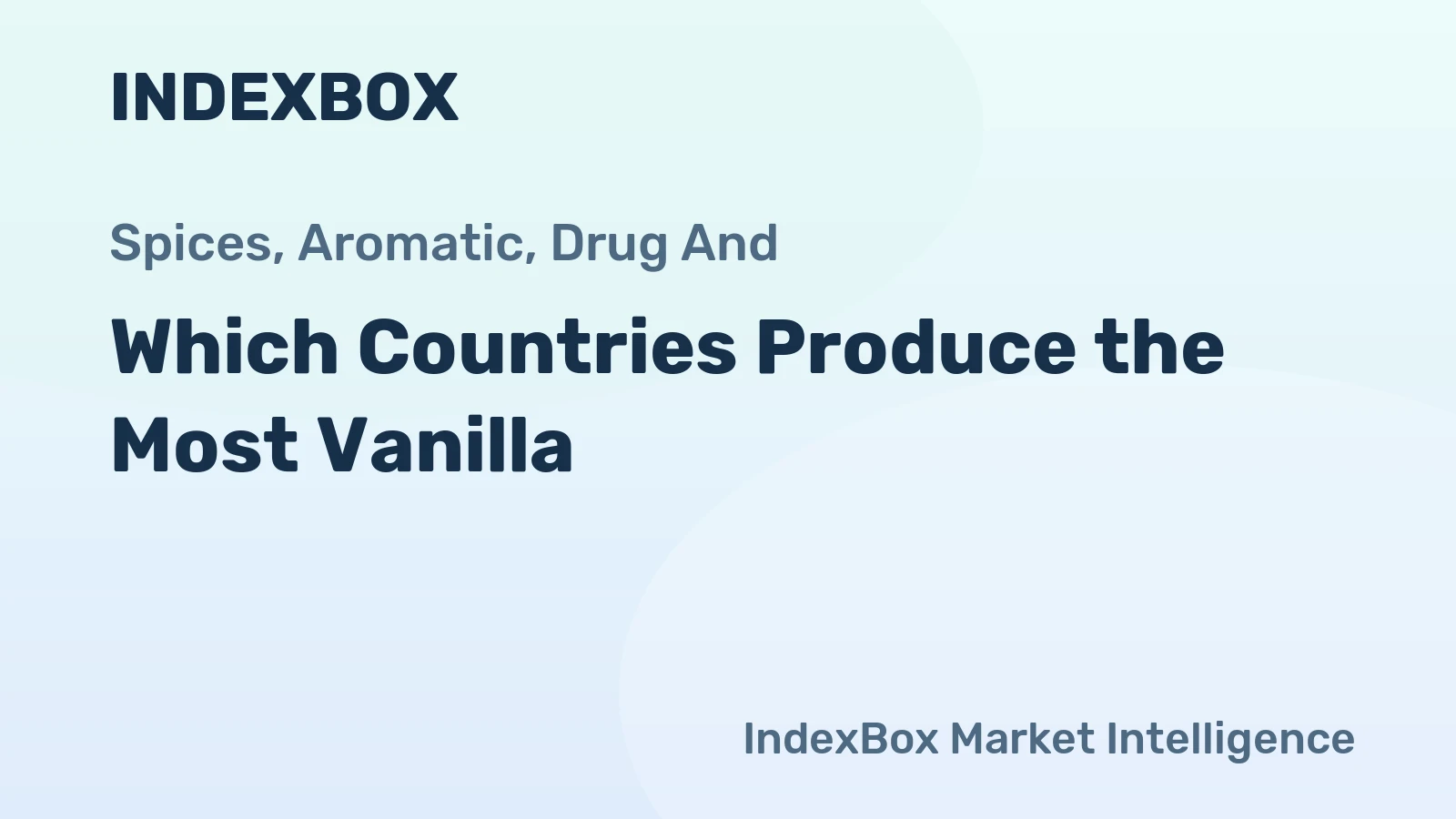 Which Countries Produce the Most Vanilla?